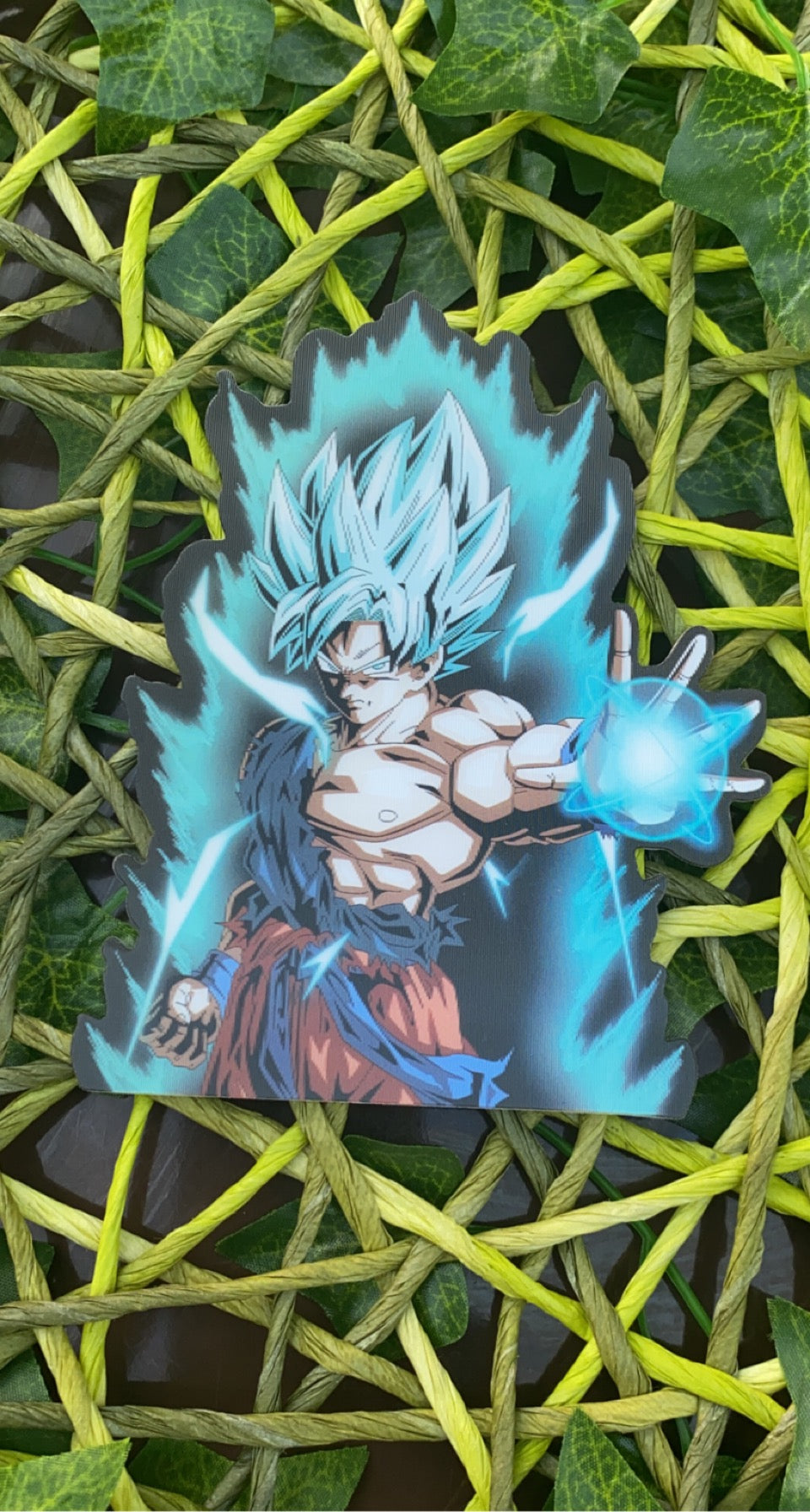 Goku Super Saiyan Blue- Custom Anime Peaker – ultraanimeinstinctz